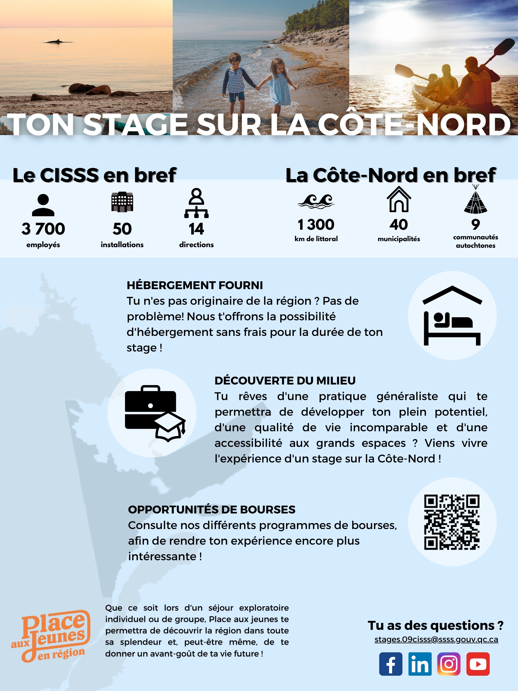 Informations pour les stagiaires: CISSS de la Côte-Nord